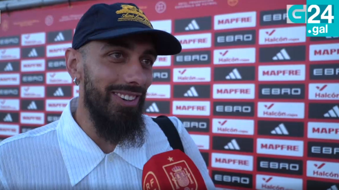 Borja Iglesias lémbrase do Celta na súa chegada ás Rozas - G24
